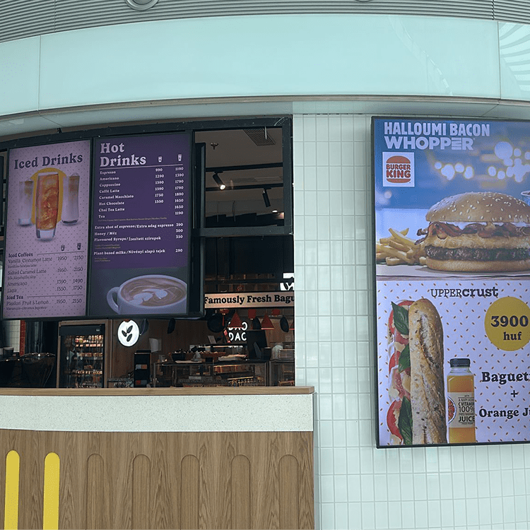 Upper Crust. Hisense Commercial Display