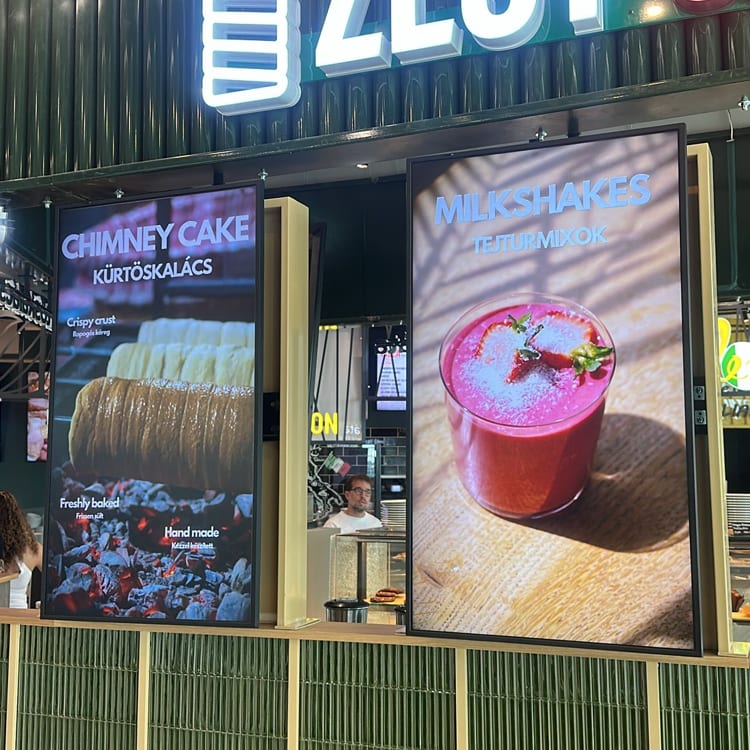 Upper Crust. Hisense Commercial Display