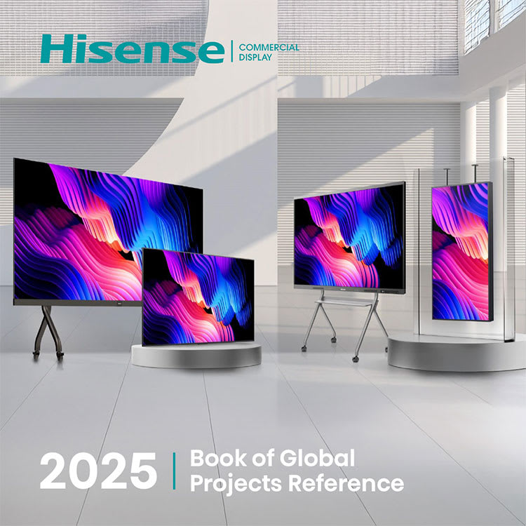 Looking back at over 2025: Book of Global Projects. Hisense Commercial ...