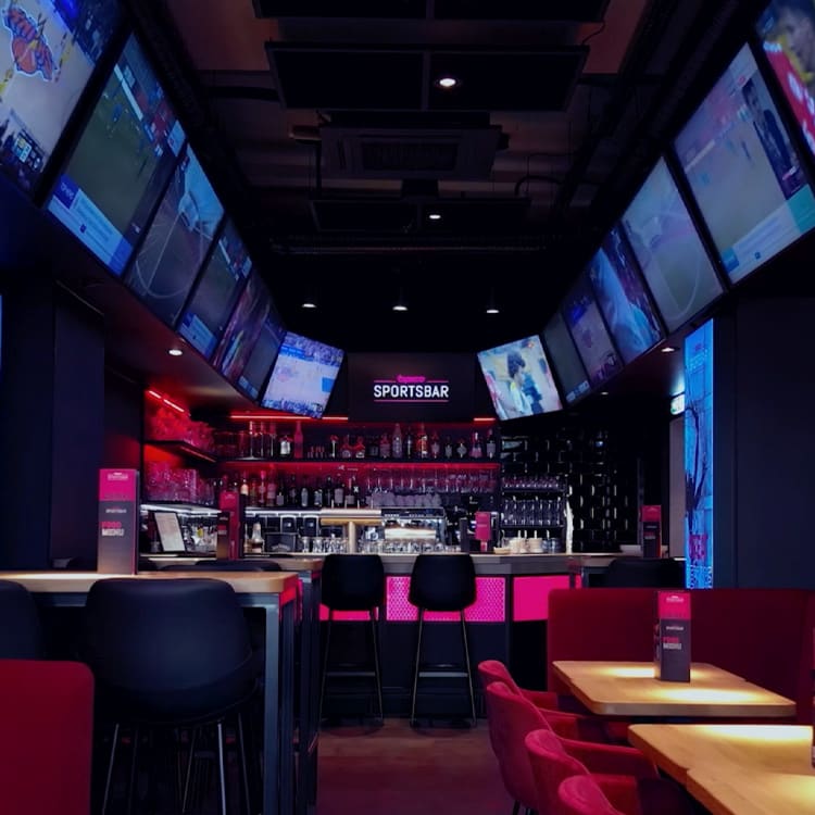 Tipico Sports Bar. Hisense Commercial Display